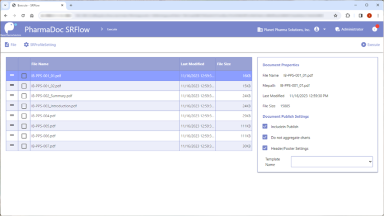 PharmaDoc SRFlow – Planet Pharma Solutions